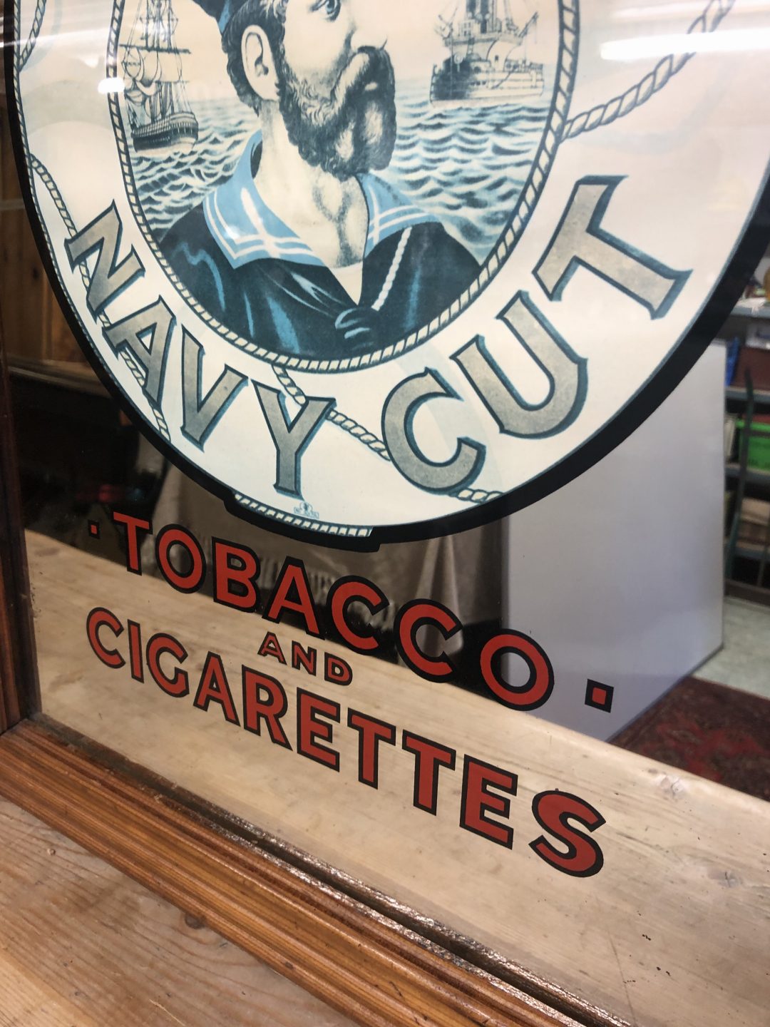 Players Navy Cut, tobacco and cigarettes original pub mirror ...